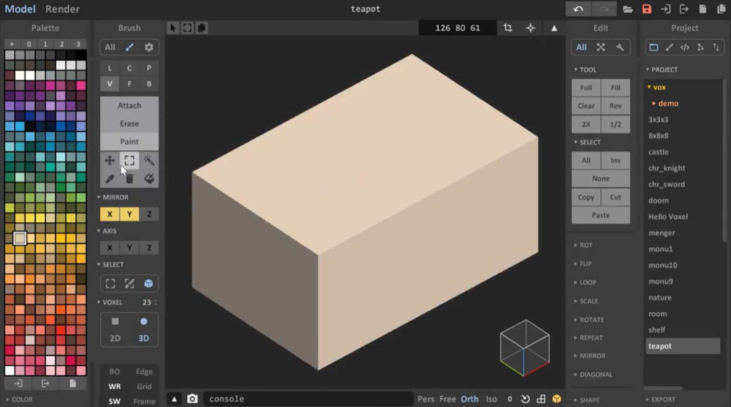 MagicaVoxel for PC Windows 0.99.7.2 Download