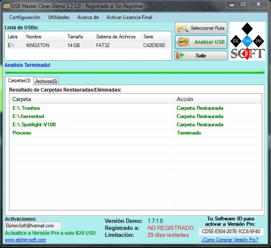 Download USB Master Clean Latest 1.7.1.0 for Windows PC
