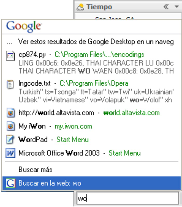 Google Desktop Search for PC Windows 5.8.0809.08522 Download