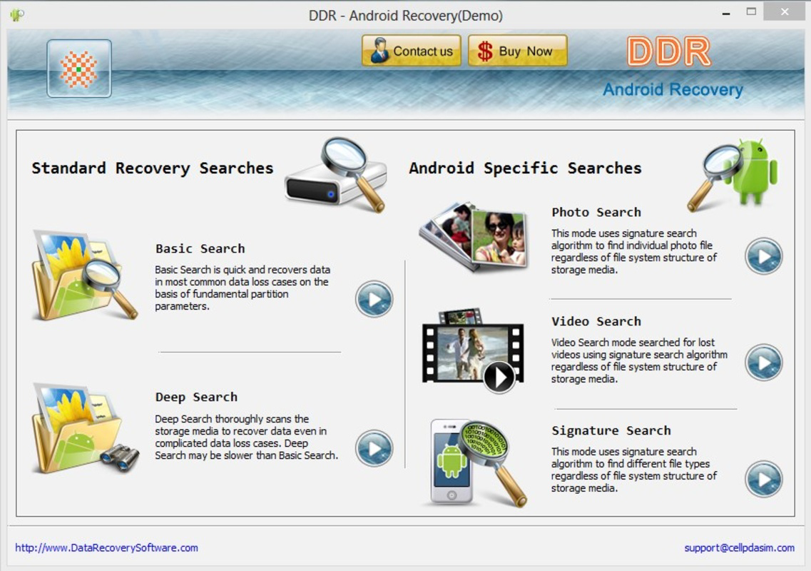 Android Data Restore Software for PC Windows 5.3.1.2 Download