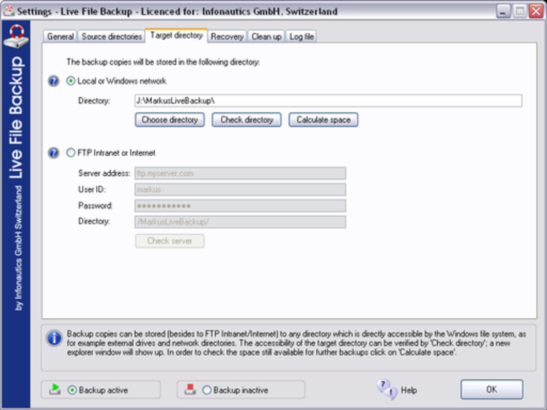 Live File Backup for PC Windows 2.41 Download