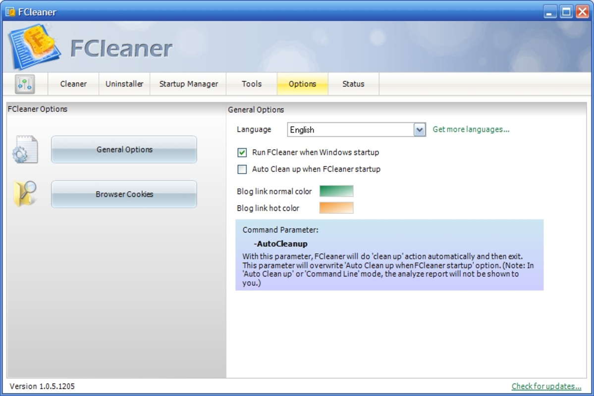 FCleaner for PC Windows 1.3.1.621 Download