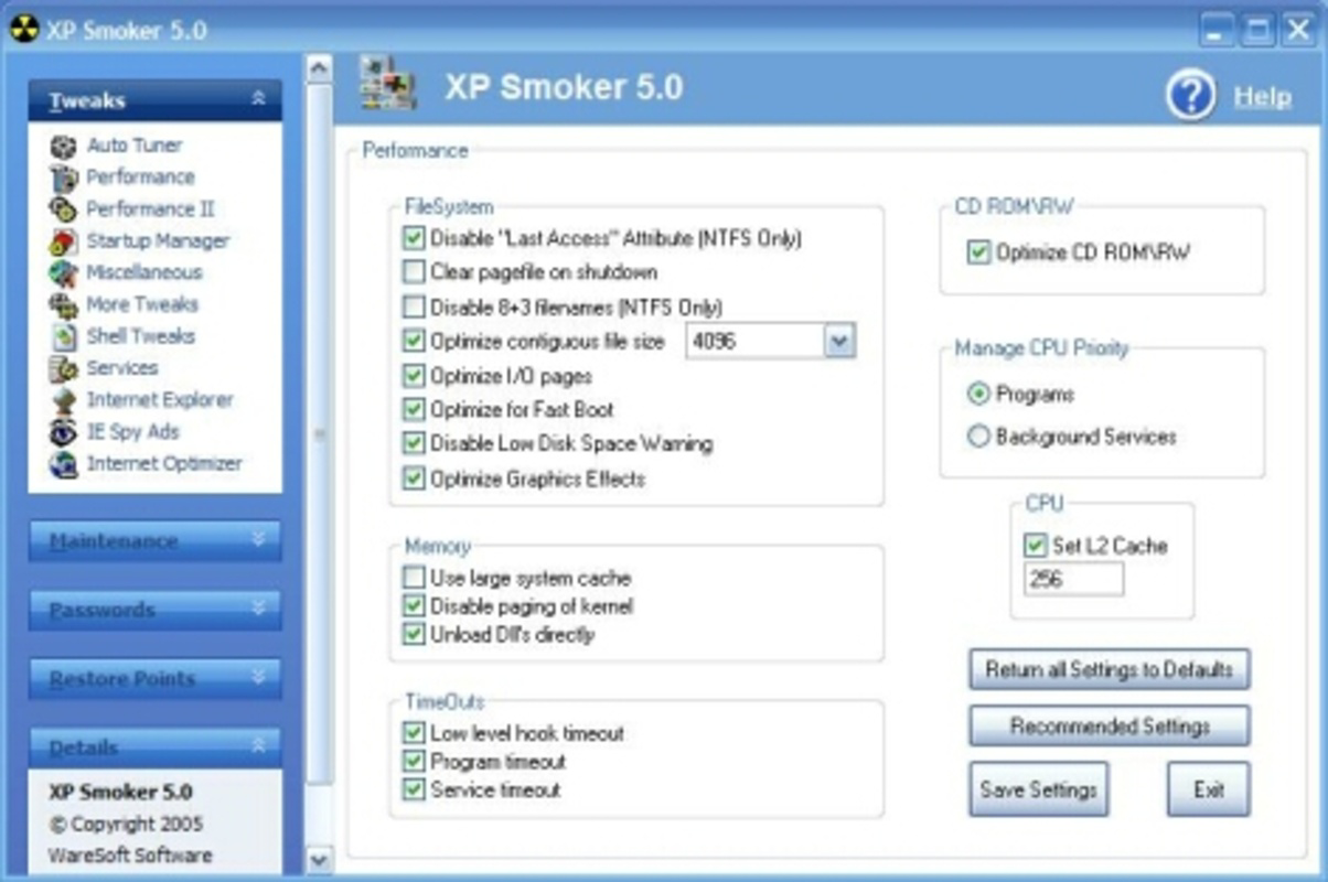 XP Smoker for PC Windows 6.1 Download
