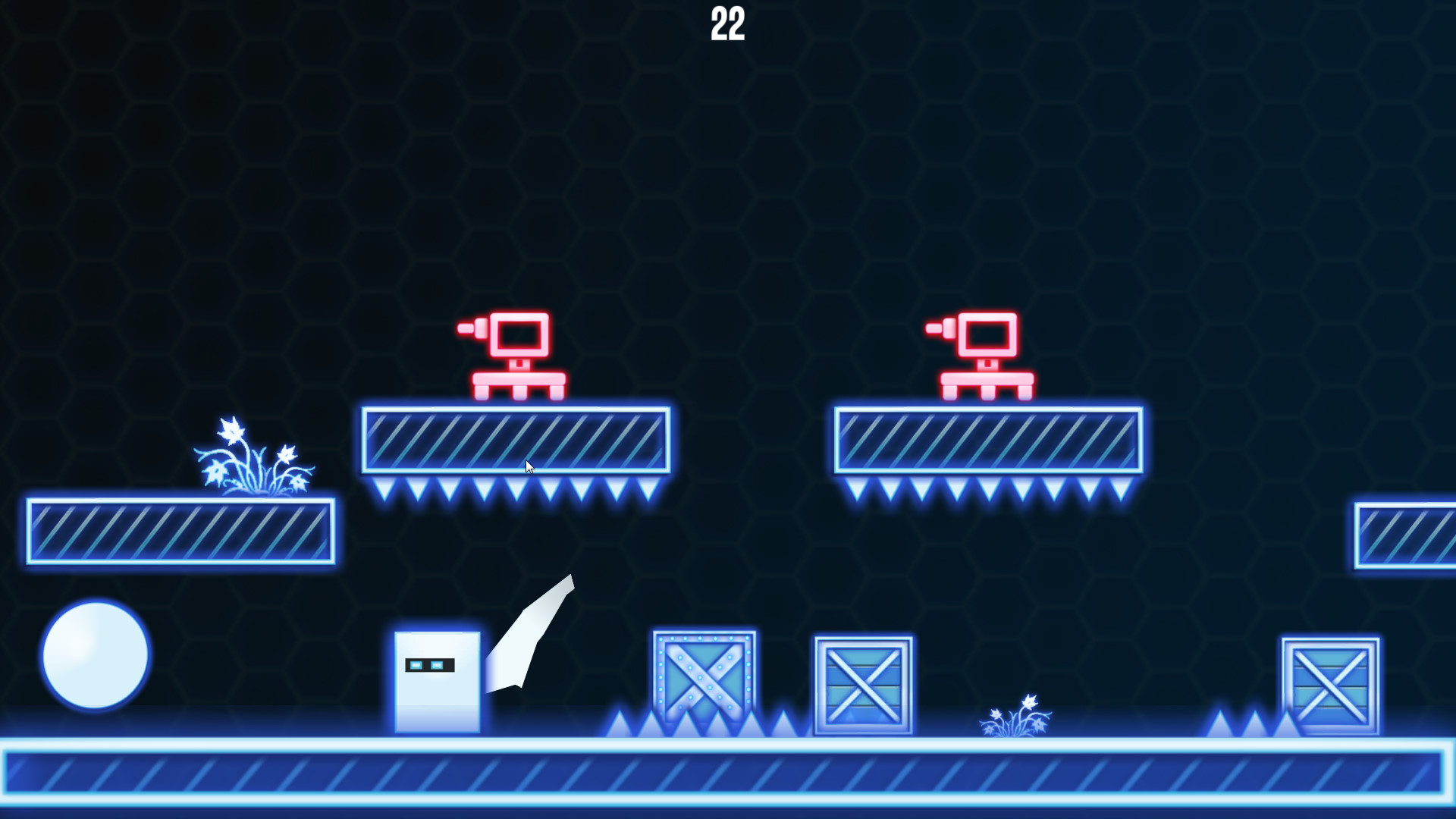 2D Neon Cube for PC Windows Download