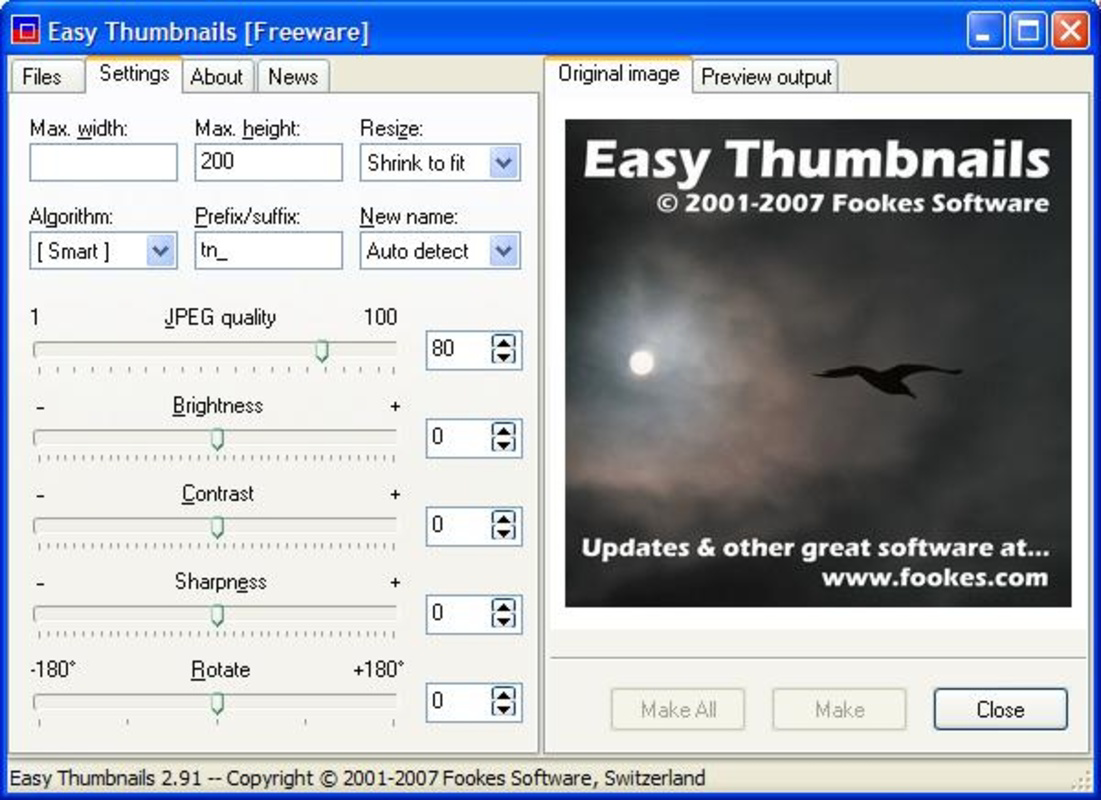 Easy Thumbnails for PC Windows 3.0 Download
