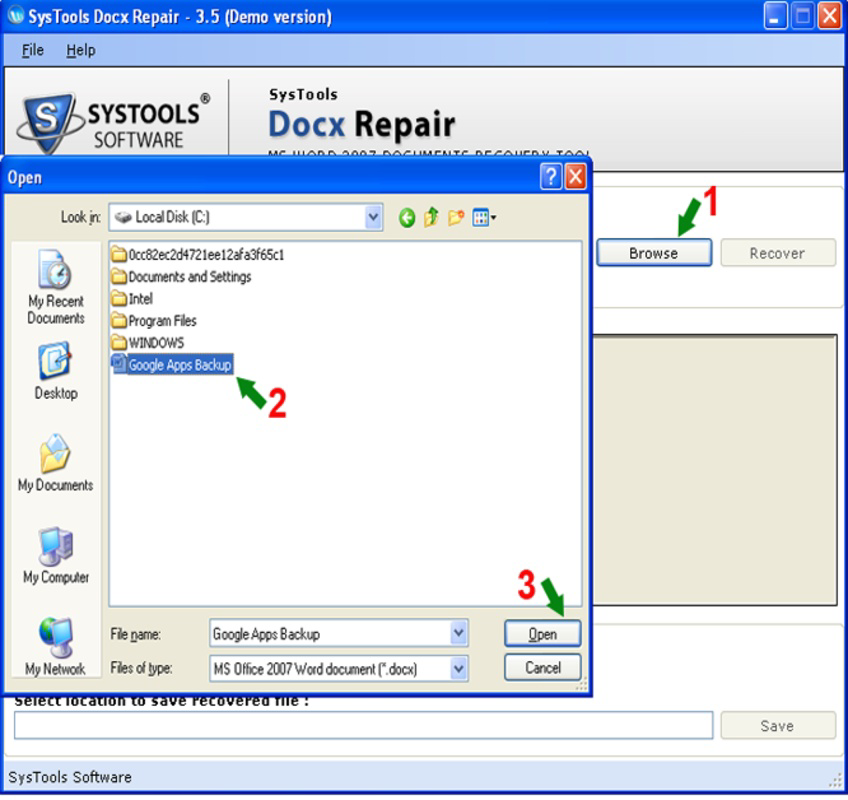 Docx Recovery Tool for PC Windows 3.6.2 Download