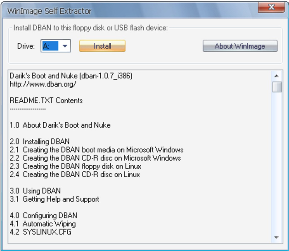 Darik's Boot And Nuke for PC Windows 1.0.7 Download