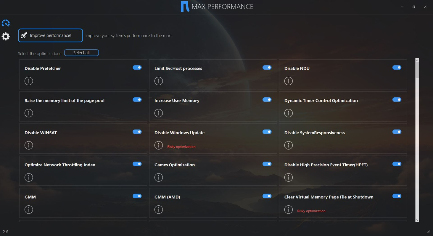 Download Naurex - Max Performance Latest 2.6 for Windows PC