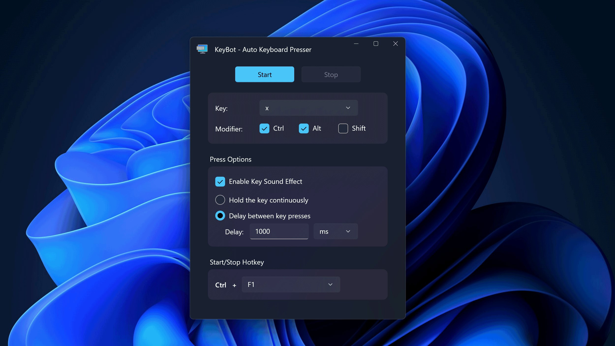 Key Bot - Automatic Keyboard Presser for PC Windows Download