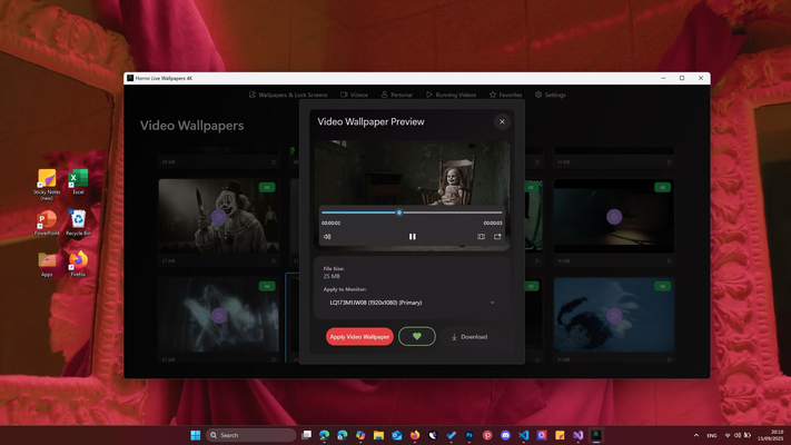 HORROR WALLPAPERS 4K — Live & Lock Screen for PC Windows Download