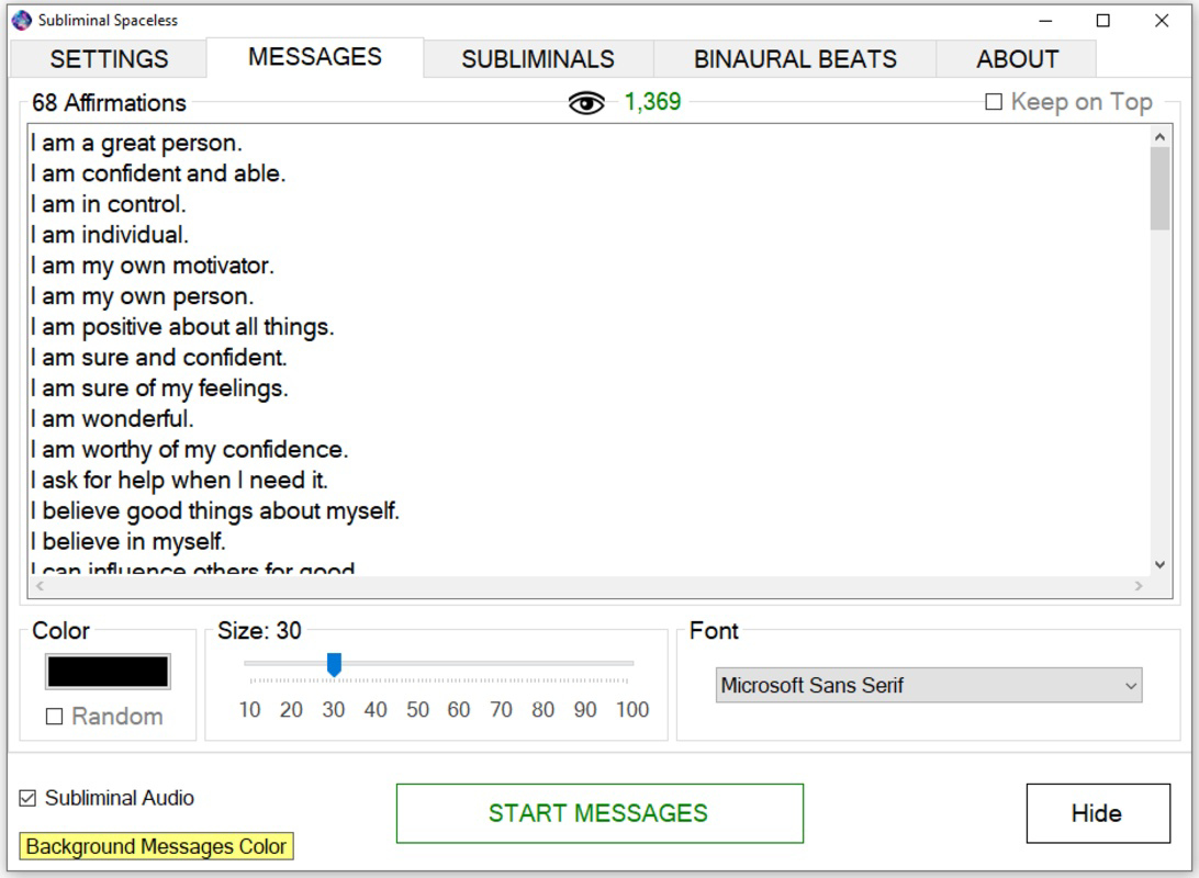 Download Subliminal Spaceless Latest 1.5.0.0 for Windows PC
