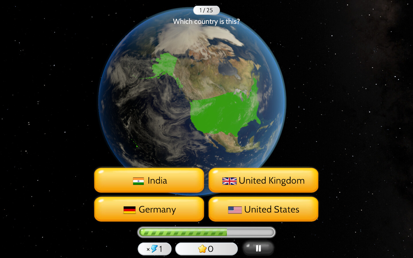 Capitals Quizzer - Globe Mode for PC Windows Download