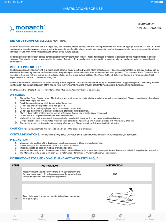 Monarch Blood Collection Sets for iOS (iPhone/iPad/iPod touch) - Free ...