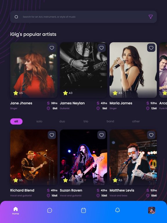 iGig for iOS (iPhone/iPad) - Free Download at AppPure