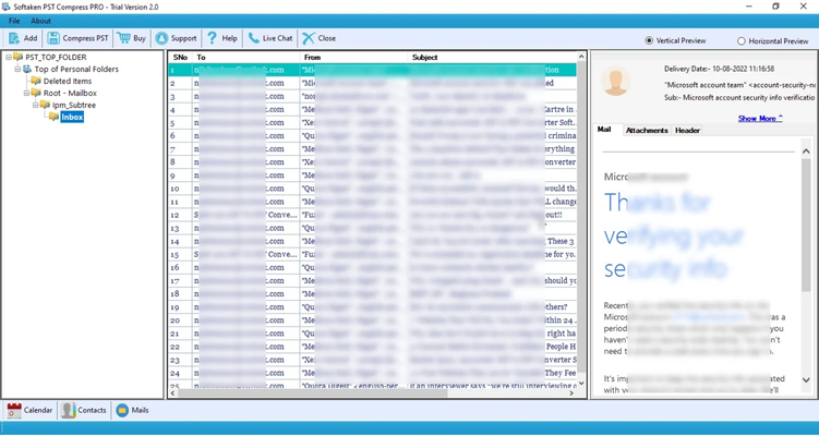 Softaken Compress PST Software for PC Windows 2.0 Download