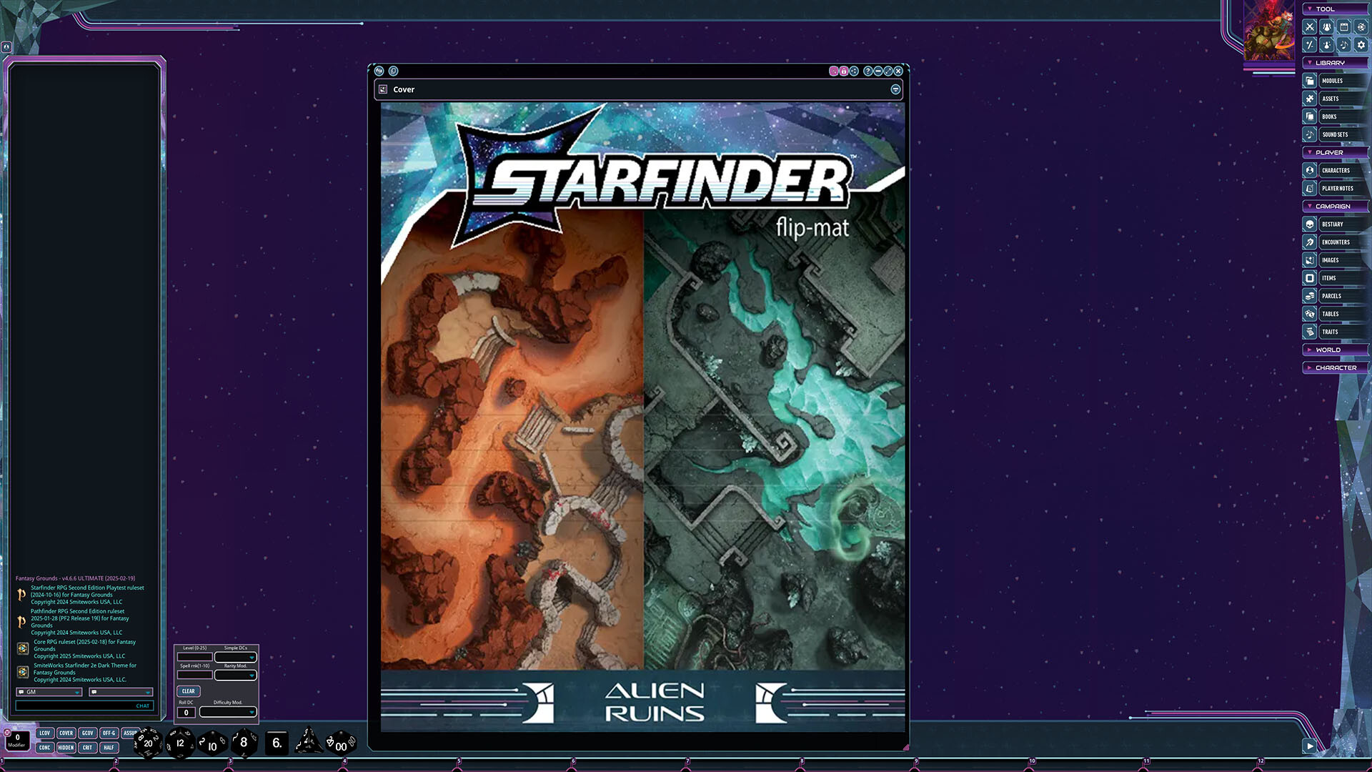 Fantasy Grounds - Starfinder 2 RPG - Flip-Mat: Alien Ruins for PC ...
