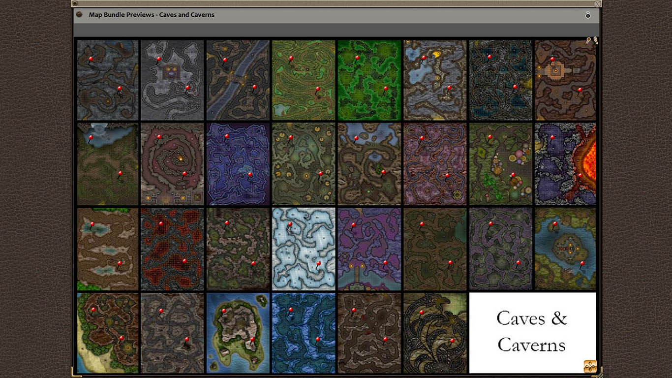 Fantasy Grounds - Paths to Adventure: Caves and Caverns (Map Pack) for ...