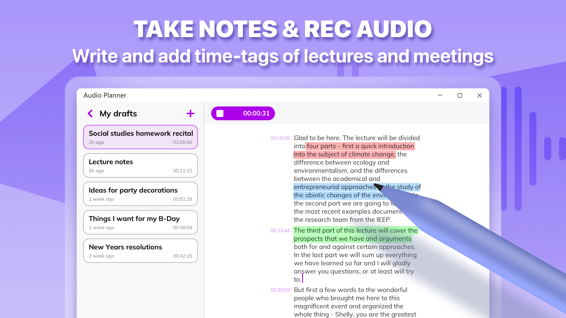 My Simple Notebook - Voice to Text for PC Windows Download