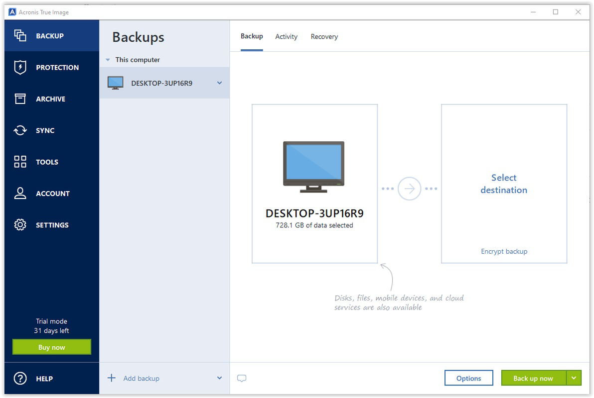 Acronis True Image for PC Windows 30.2.1.42902 Download