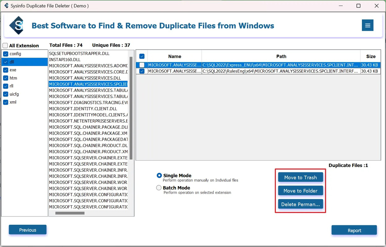 SysInfo Duplicate File Finder and Remover for PC Windows 24.7 Download