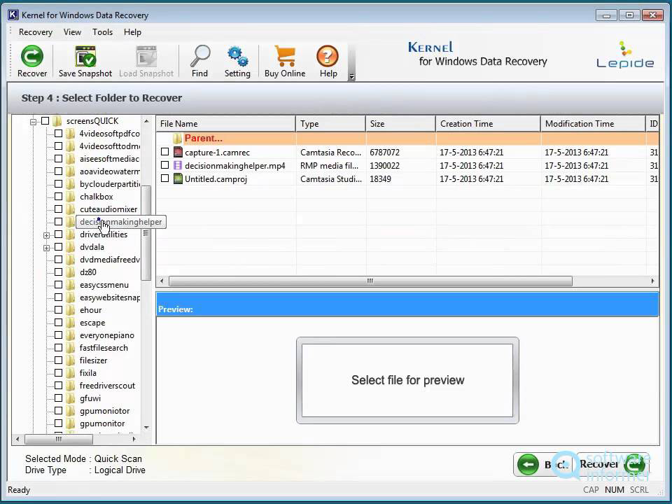 Download Kernel Data Recovery Software Latest 1.0 for Windows PC