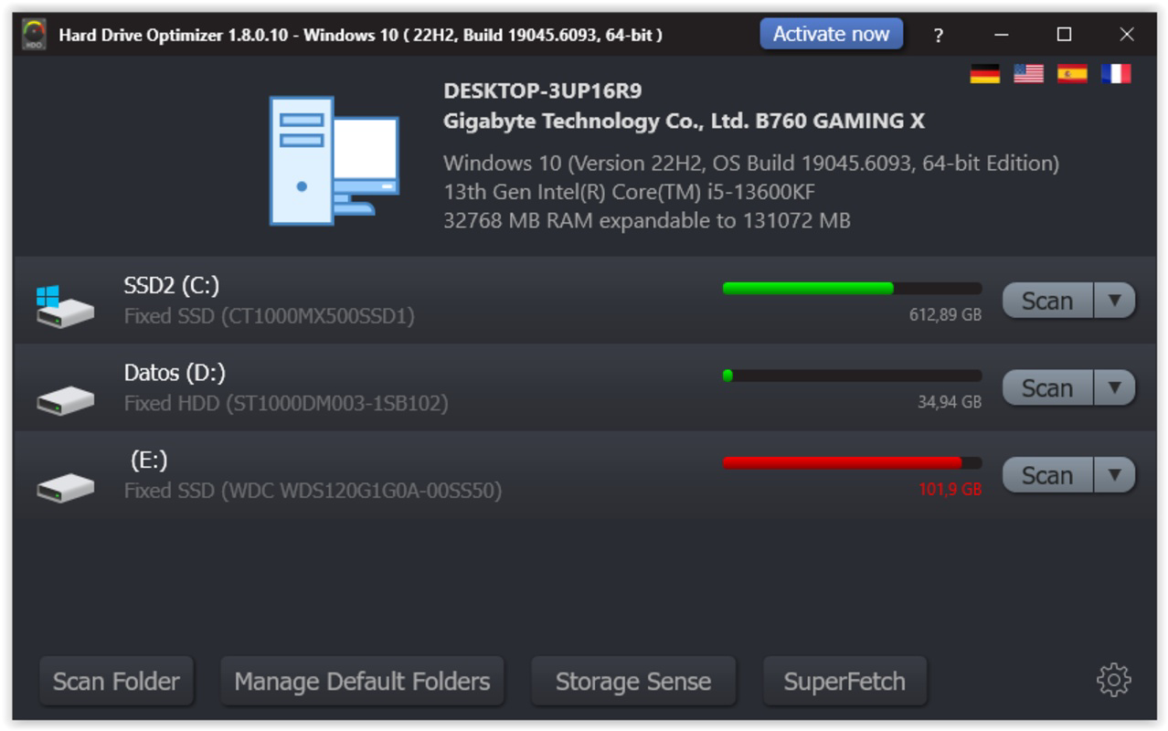 Hard Drive Optimizer for PC Windows 1.9.0.12 Download