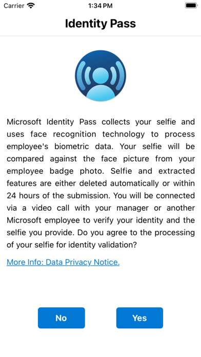 Microsoft Identity Pass for iOS (iPhone) - Free Download at AppPure