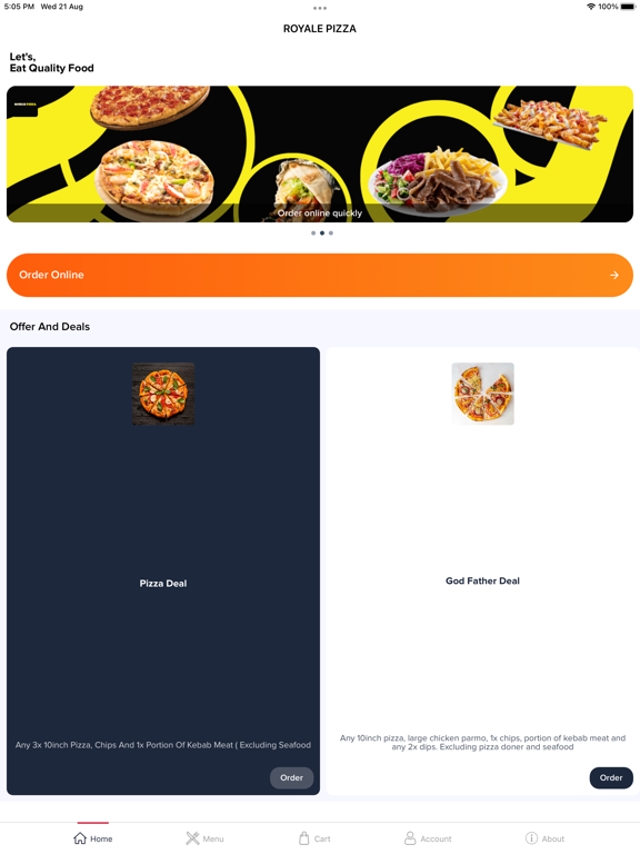 ROYALE PIZZA ONLINE for iOS (iPhone/iPad/iPod touch) - Free Download at ...