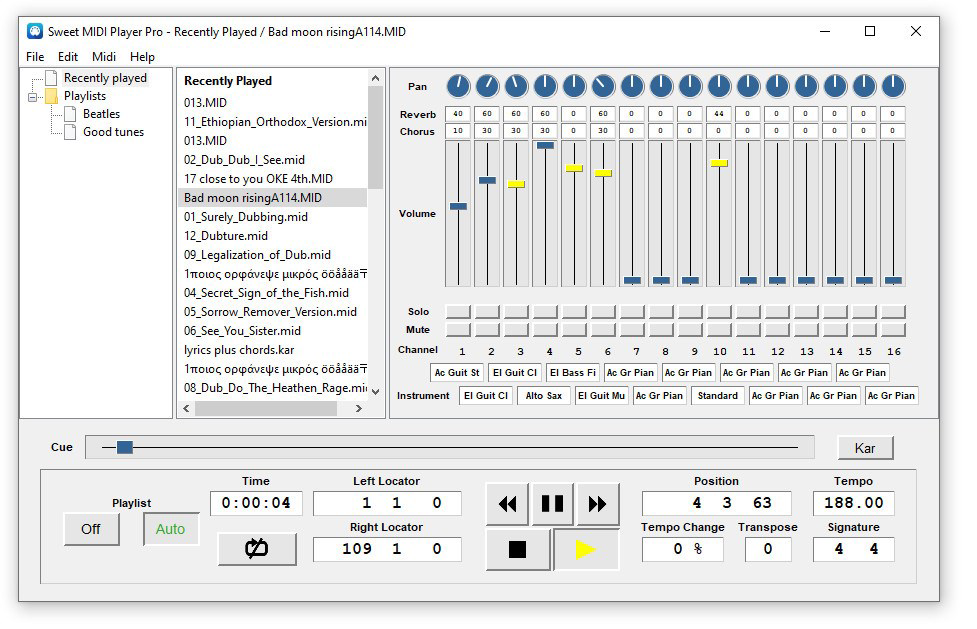 Sweet MIDI Player Pro for PC Windows Download