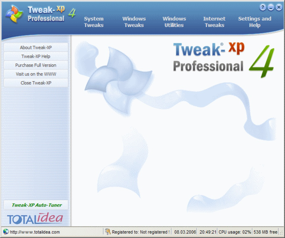 Download Tweak-XP Pro Latest 4.0.8 for Windows PC