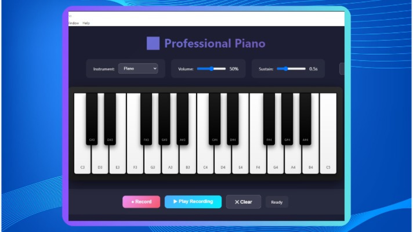 Piano Virtuel for PC Windows 1.0 Download