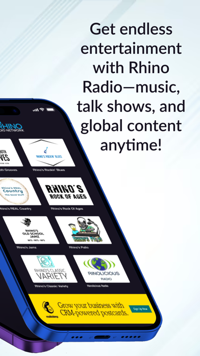 Rhino Radio Network for iOS (iPhone) - Free Download at AppPure