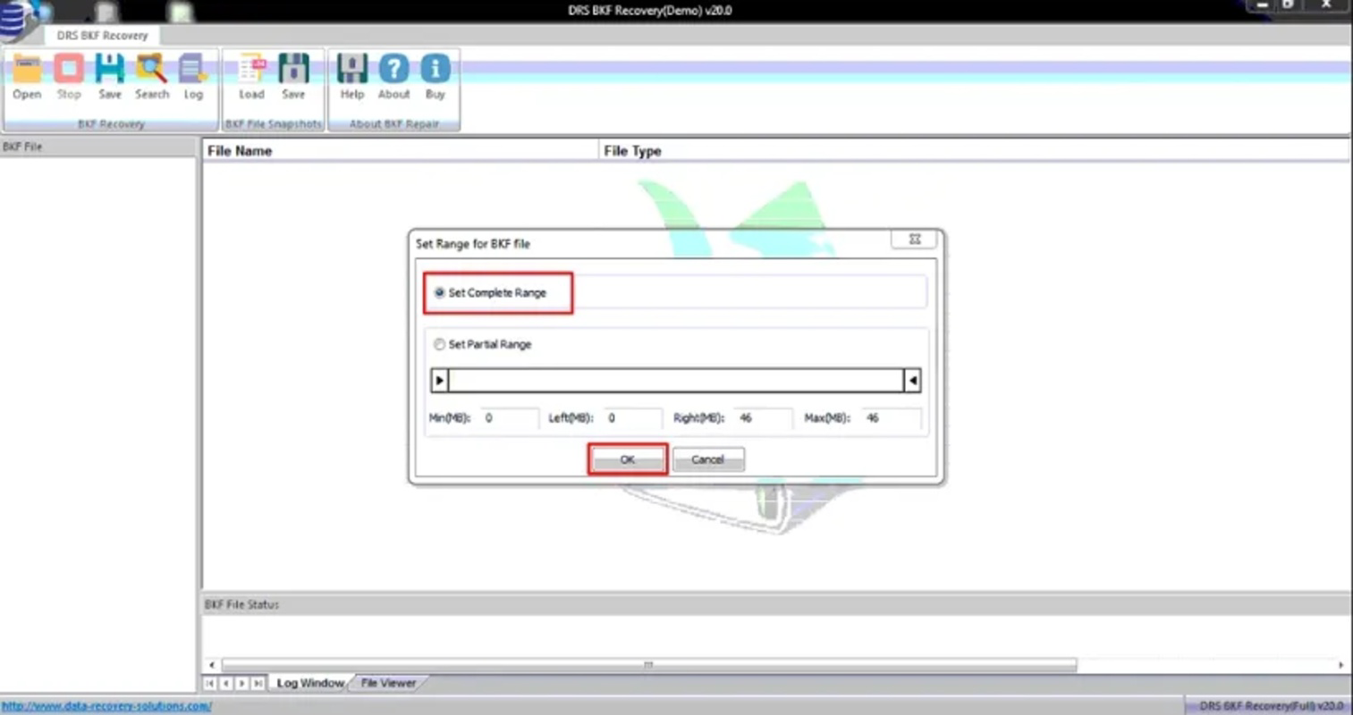 DRS Softech BKF Repair Tool for PC Windows 20.0 Download