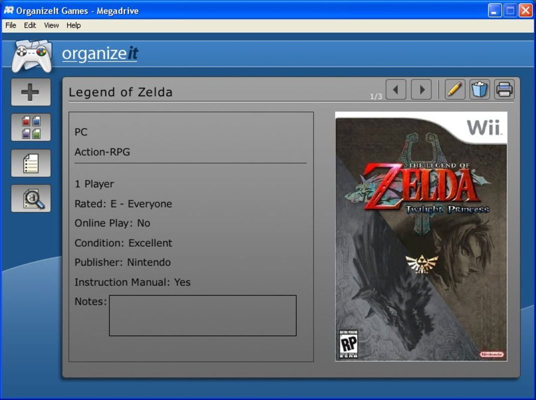 OrganizeIt Games for PC Windows 1.32 Download