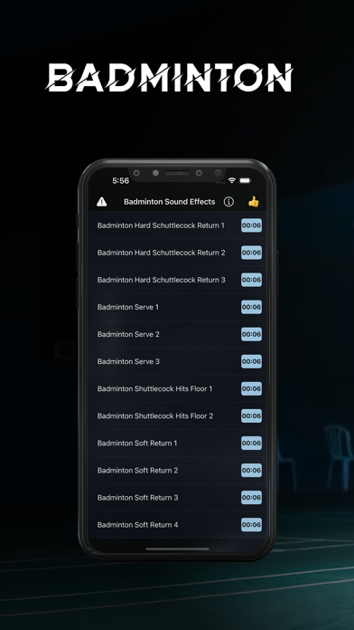 Badminton Sound Effects for iOS (iPhone/iPad) Latest Version at $4.99 ...