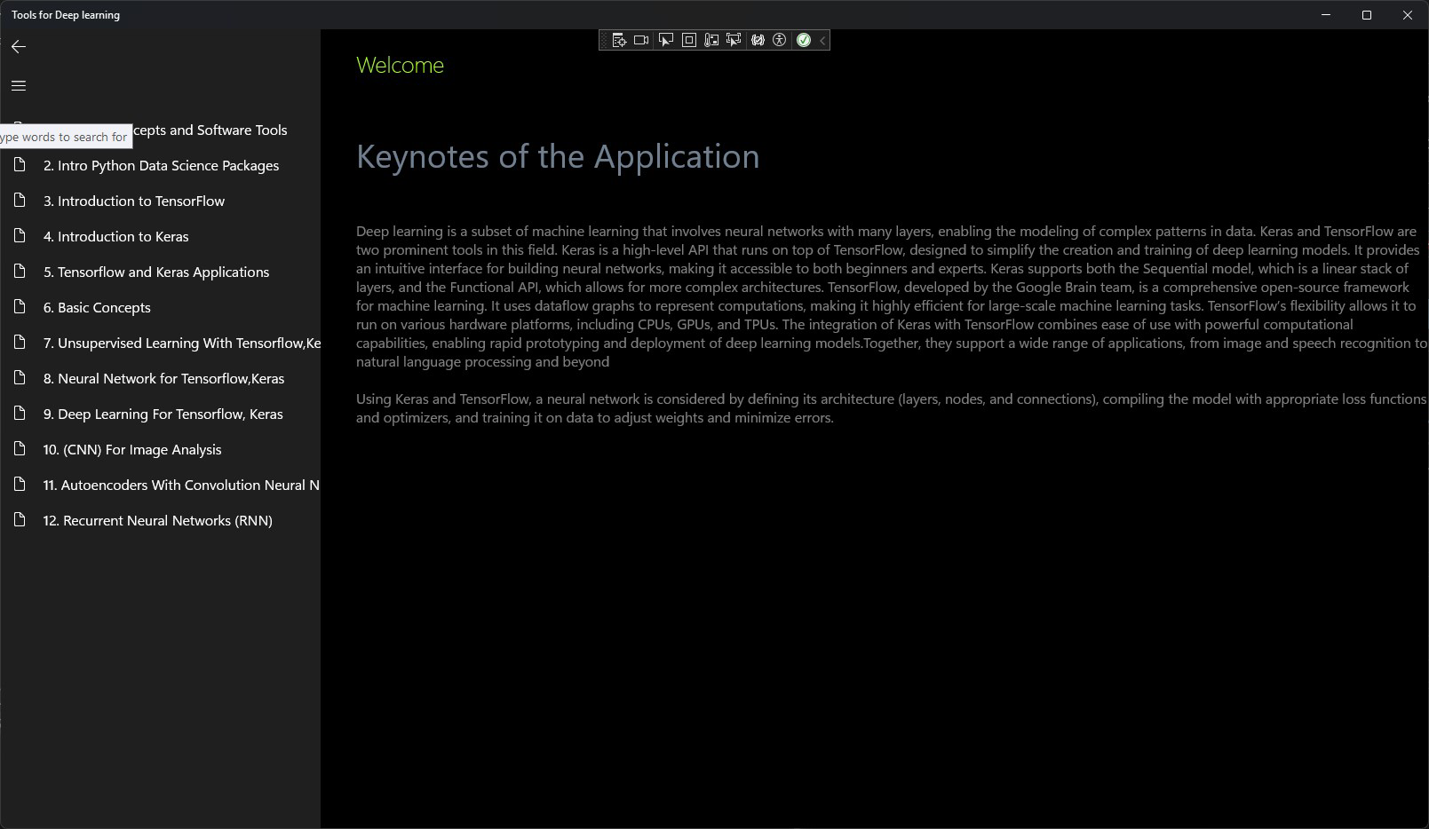 Tools for Deep Learning for PC Windows Download