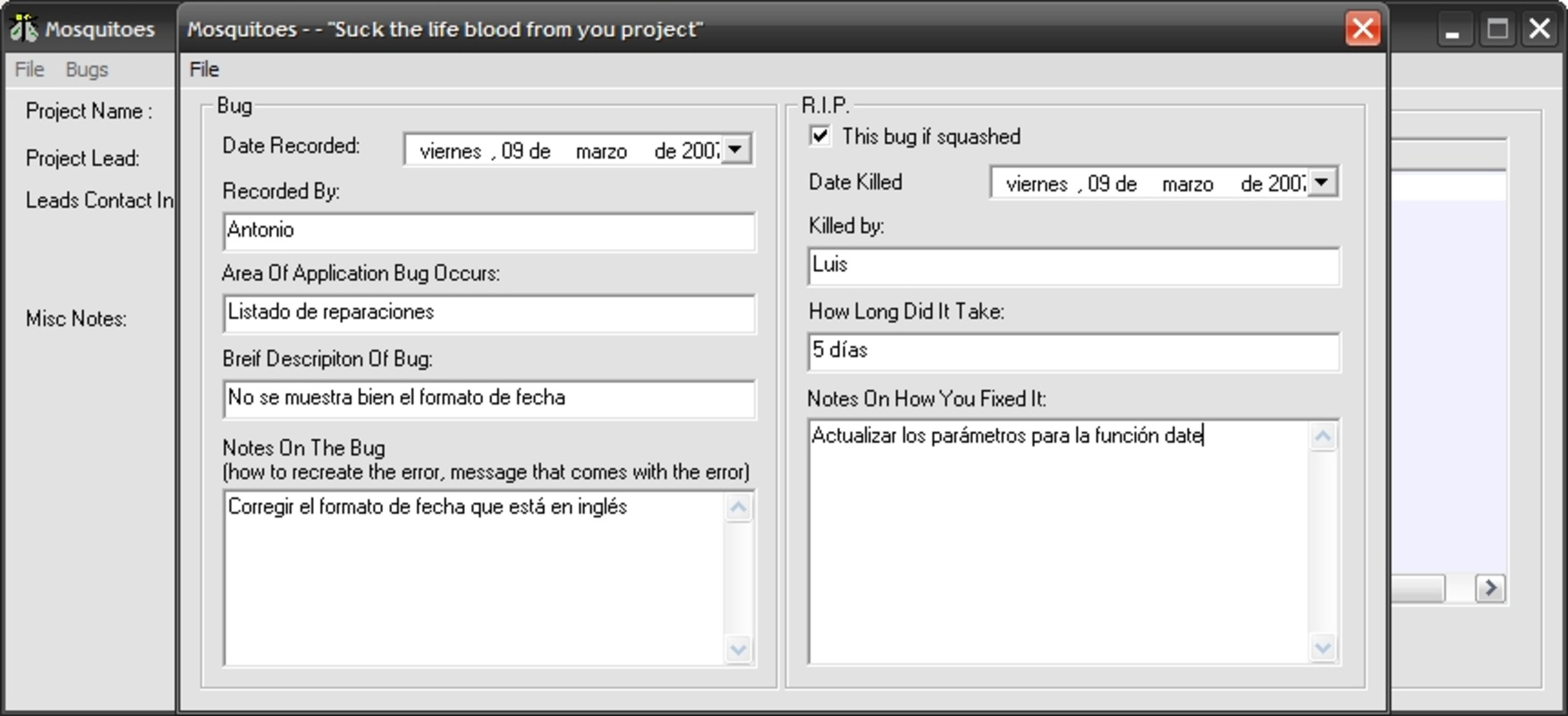 Mosquitoes for PC Windows 1.0 Download