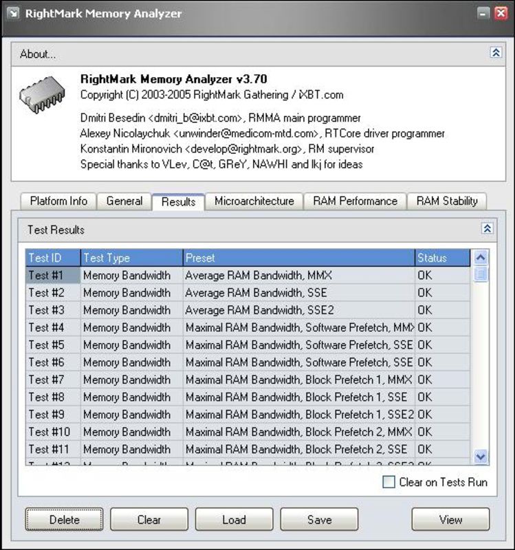 RightMark Memory Analyzer for PC Windows 3.80 Download