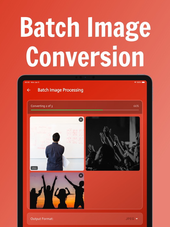 HEIC to JPG Image Converter ・ for iOS (iPad) - Free Download at AppPure