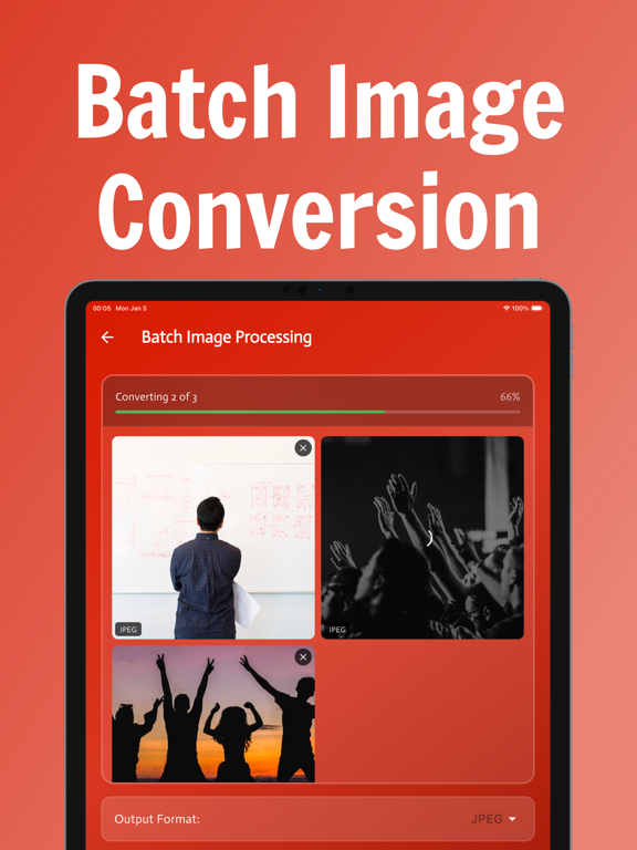 HEIC to JPG Image Converter ・ for iOS (iPad) - Free Download at AppPure