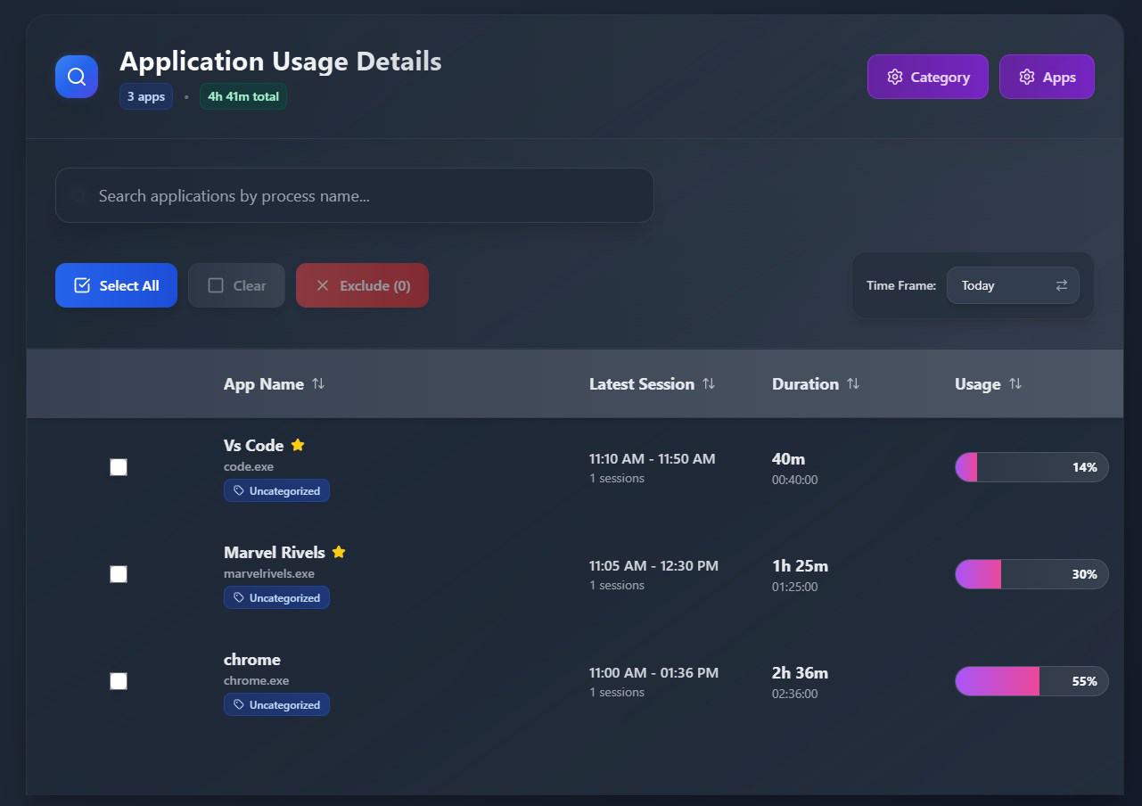 TRY App Tracker for PC Windows Download