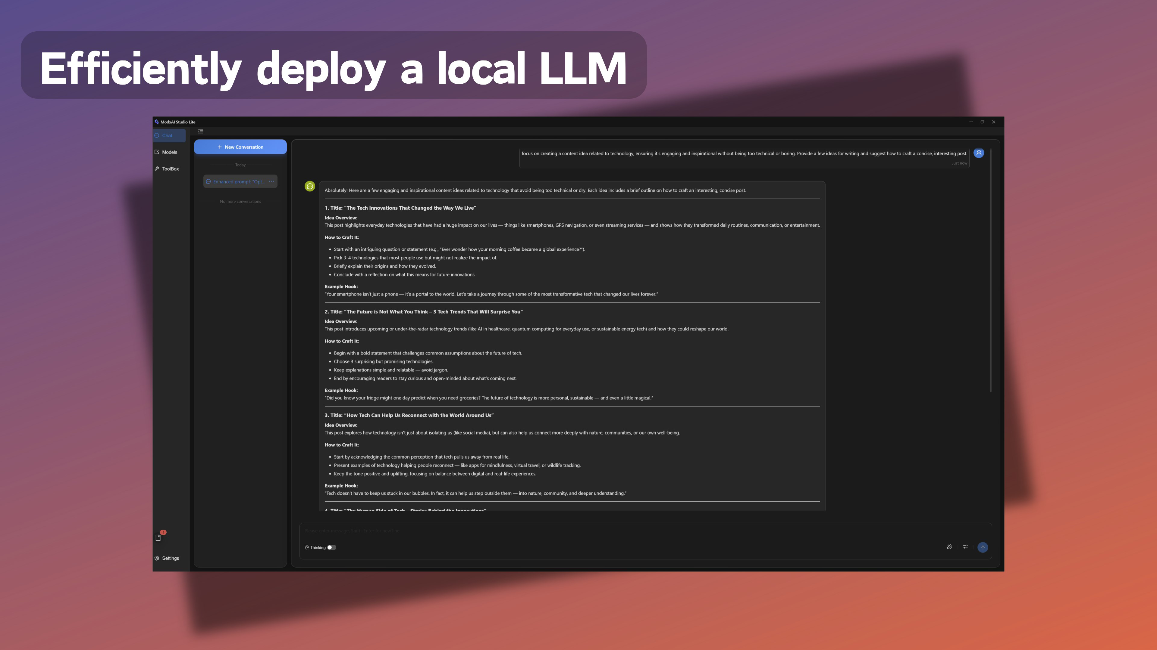 ModxAI Studio Lite for PC Windows Download