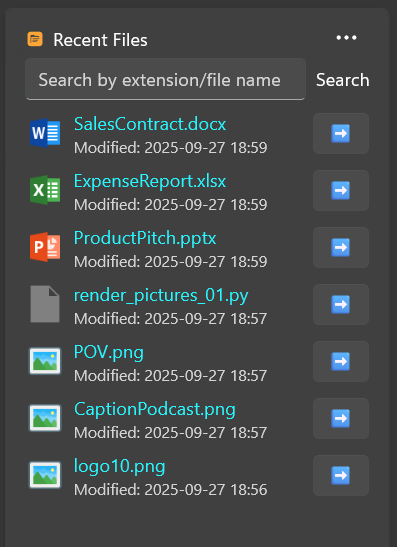 Recent Files for PC Windows Download