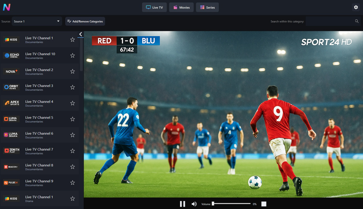 IPTV Player Nova Pro for PC Windows 2.6.50.0 Download