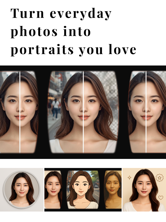 Portrait AI: Photo Editor for iOS (iPad) - Free Download at AppPure