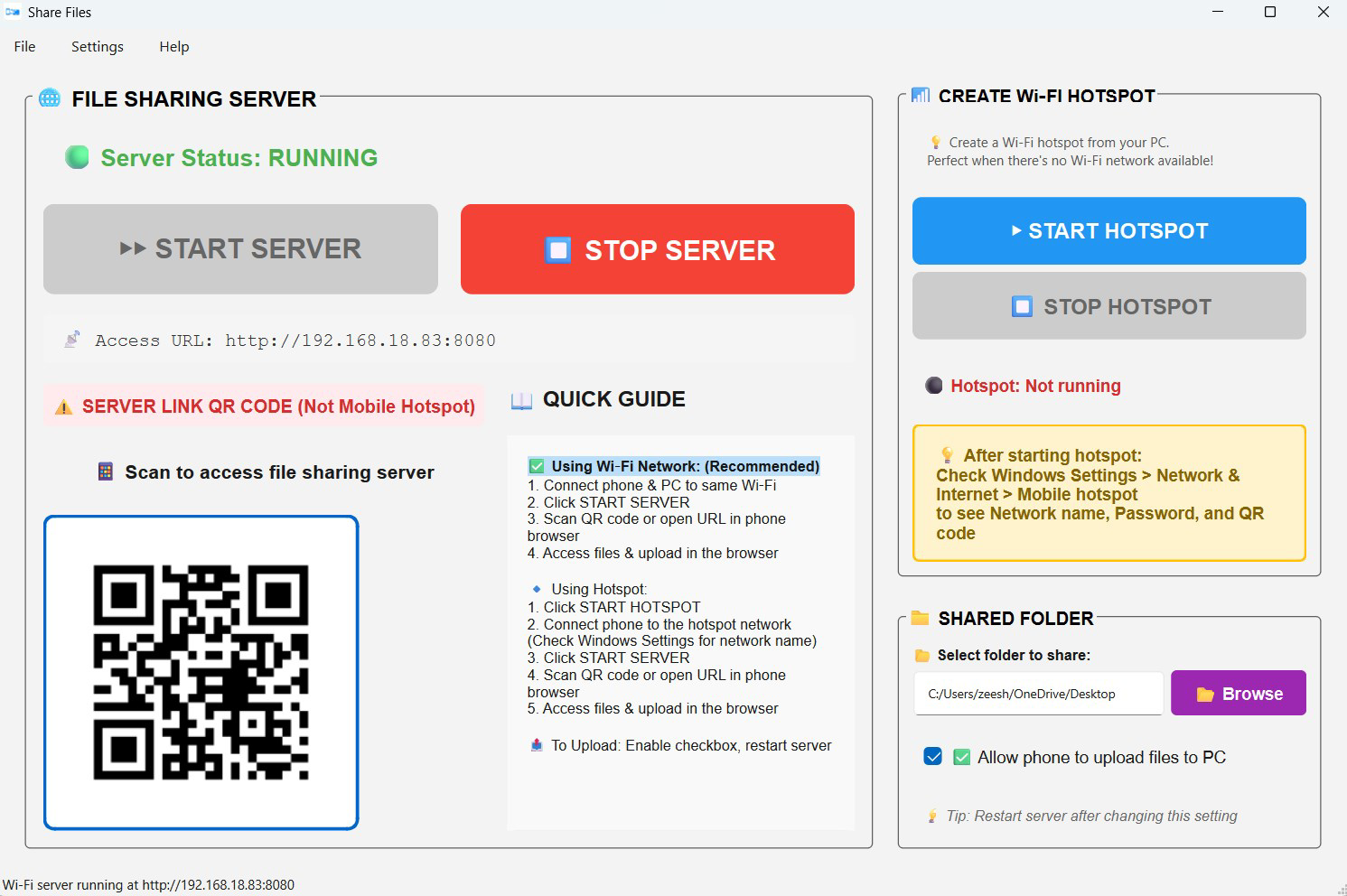 Share Files PC for PC Windows Download