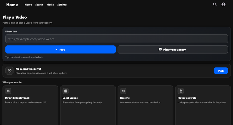 Hubi Player for PC Windows Download
