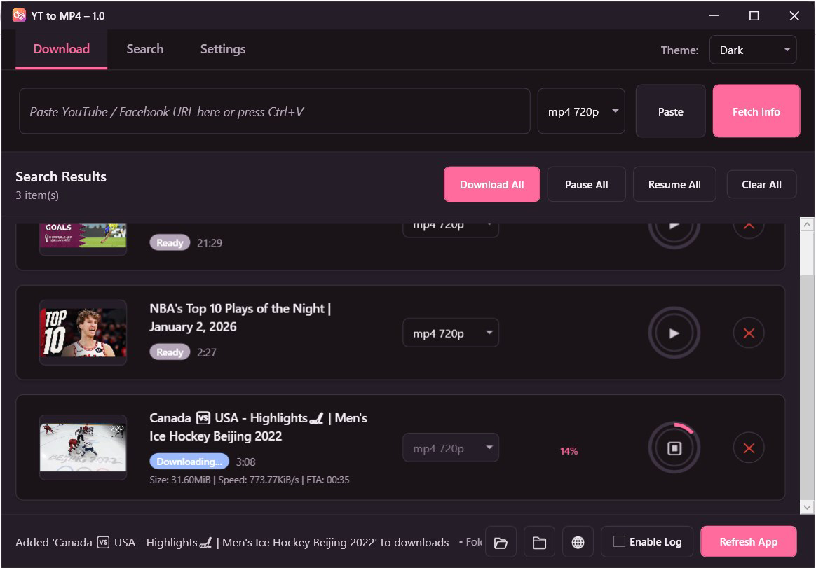 YT to MP4 for PC Windows Download