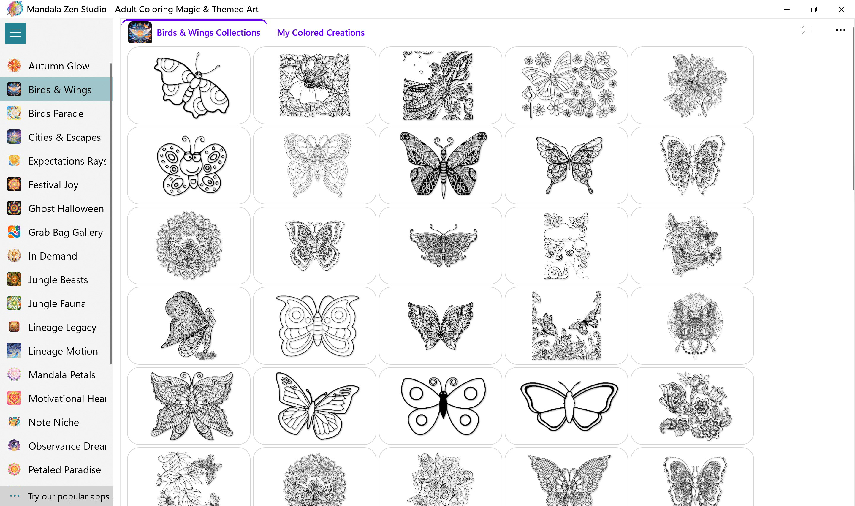 Mandala Zen Studio - Adult Coloring Magic & Themed Art for PC Windows ...