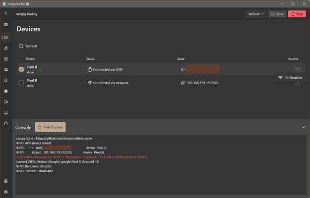 scrcpy buddy for PC Windows Download